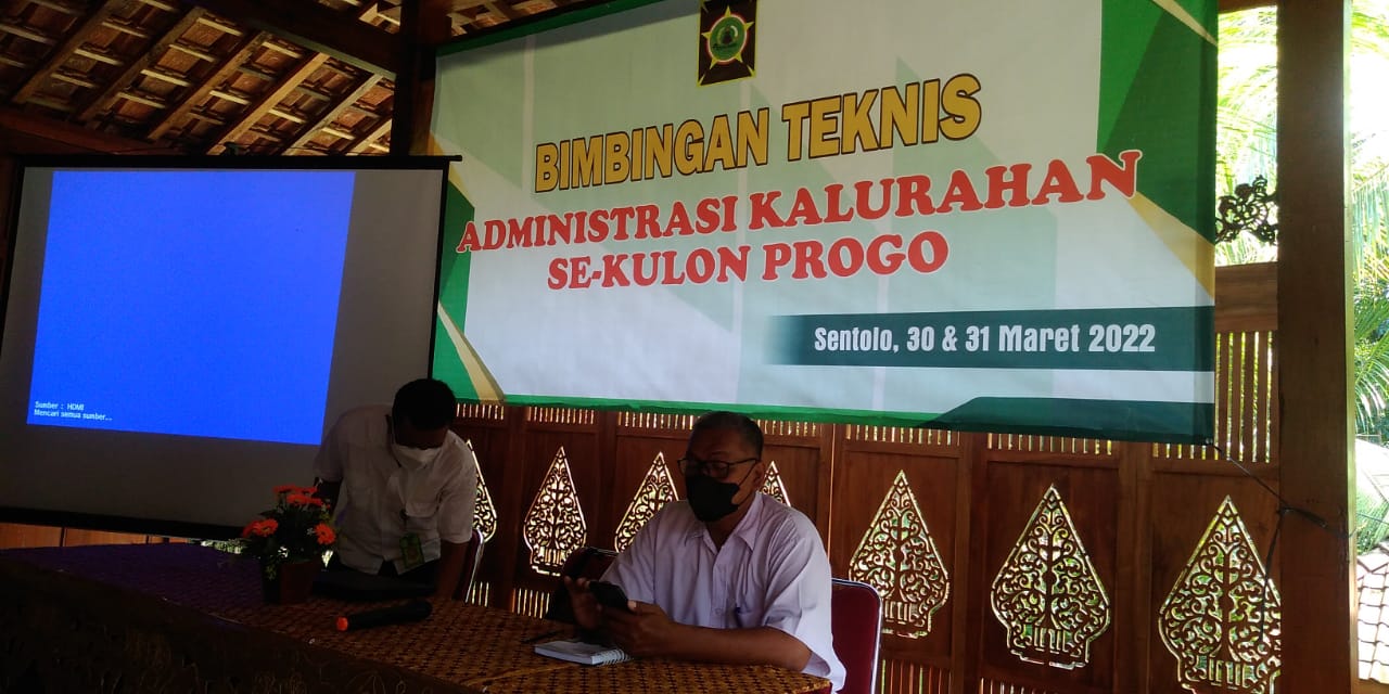 Bimteks Administrasi Kalurahan di Balai Konco Desa Sentolo Kulon Progo ...